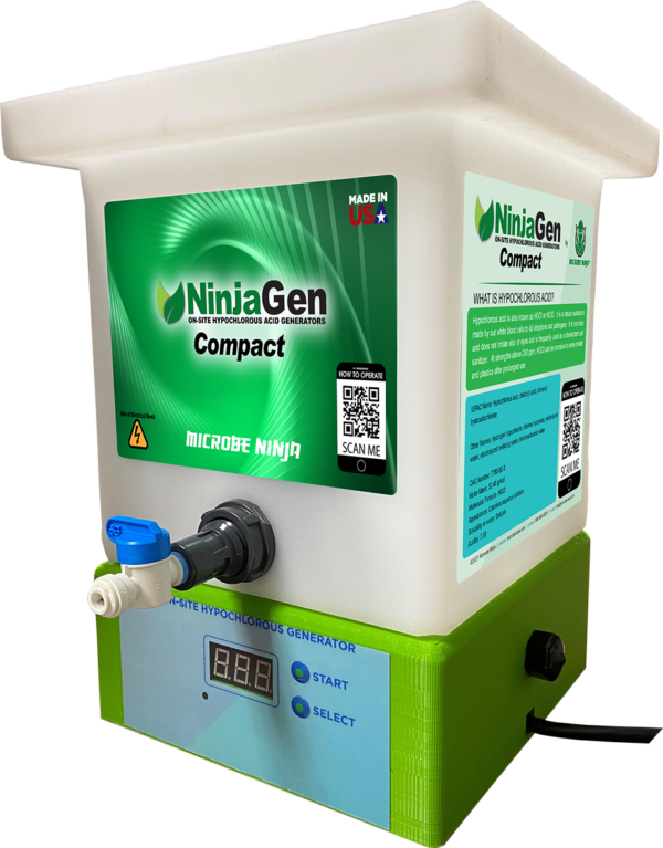 Hypochlorous Acid Generator FREE TRIAL - NinjaGen by Microbe Ninja