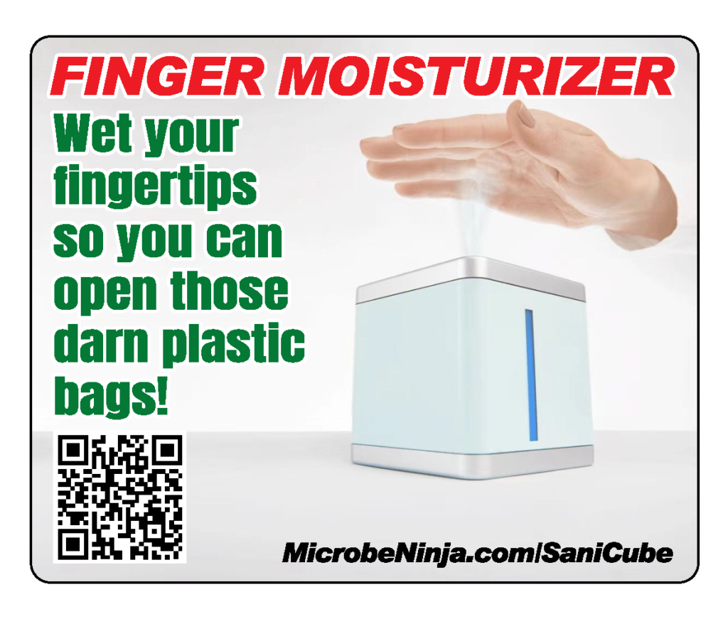 Opening plastic bags in the grocery store: A quick, better way!